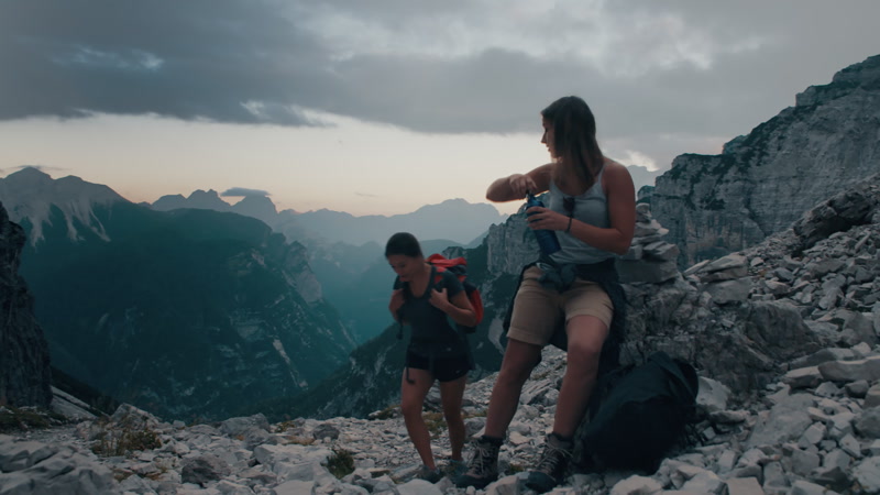 Hiking the Italian Dolomites by jmg-visuals | Royalty Free Stock ...