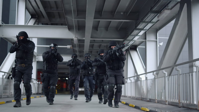 Discover SWAT Team Tactical Movement, a story-driven footage | Artlist