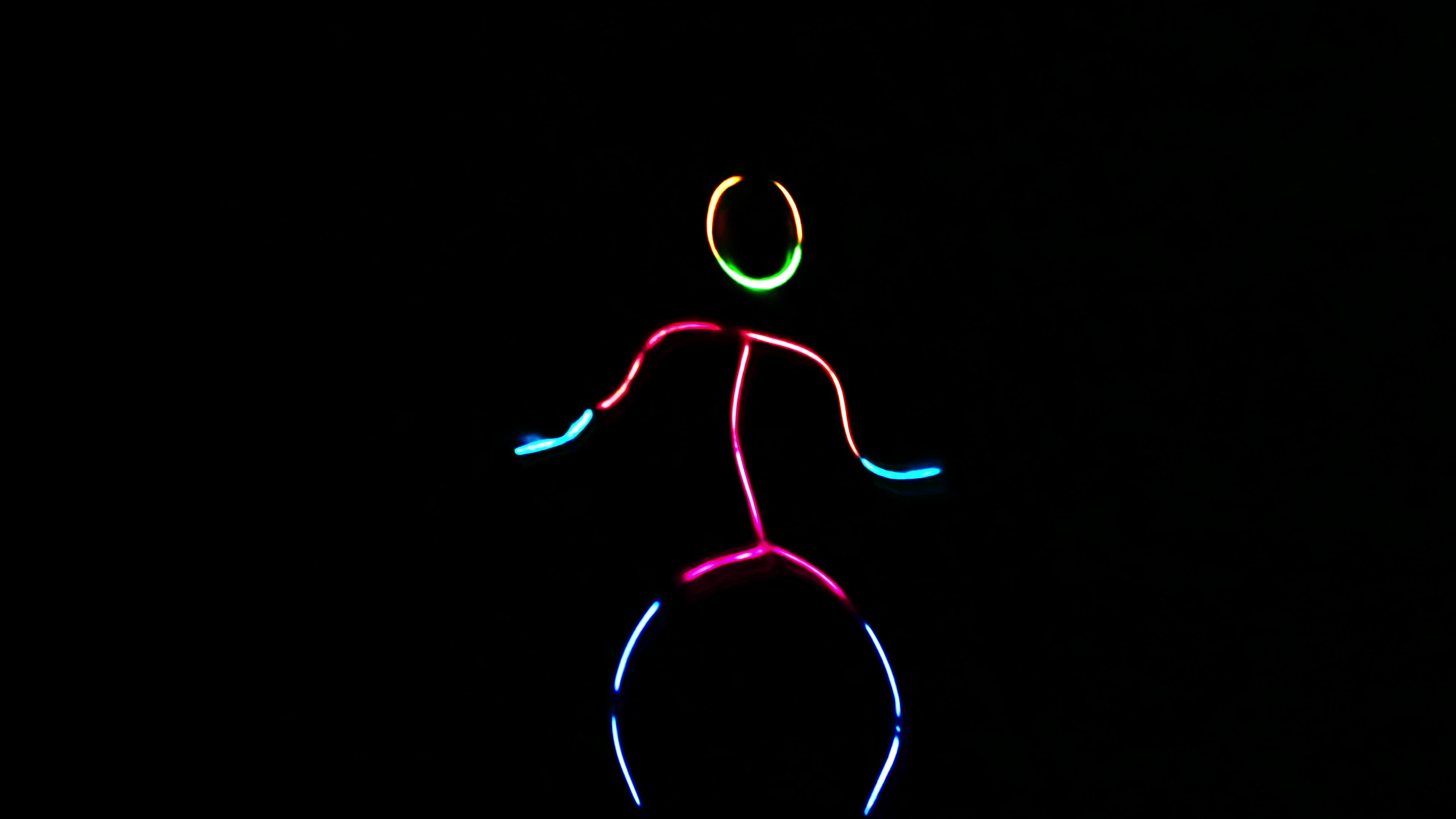 Discover Glow Stick Figure Dancing, a story-driven footage | Artlist