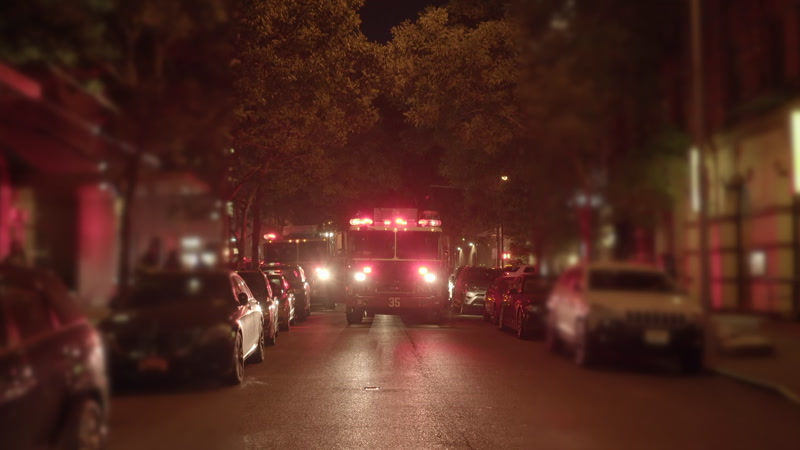 Fire Department Scene by Animedias | Royalty Free Stock Footage ...