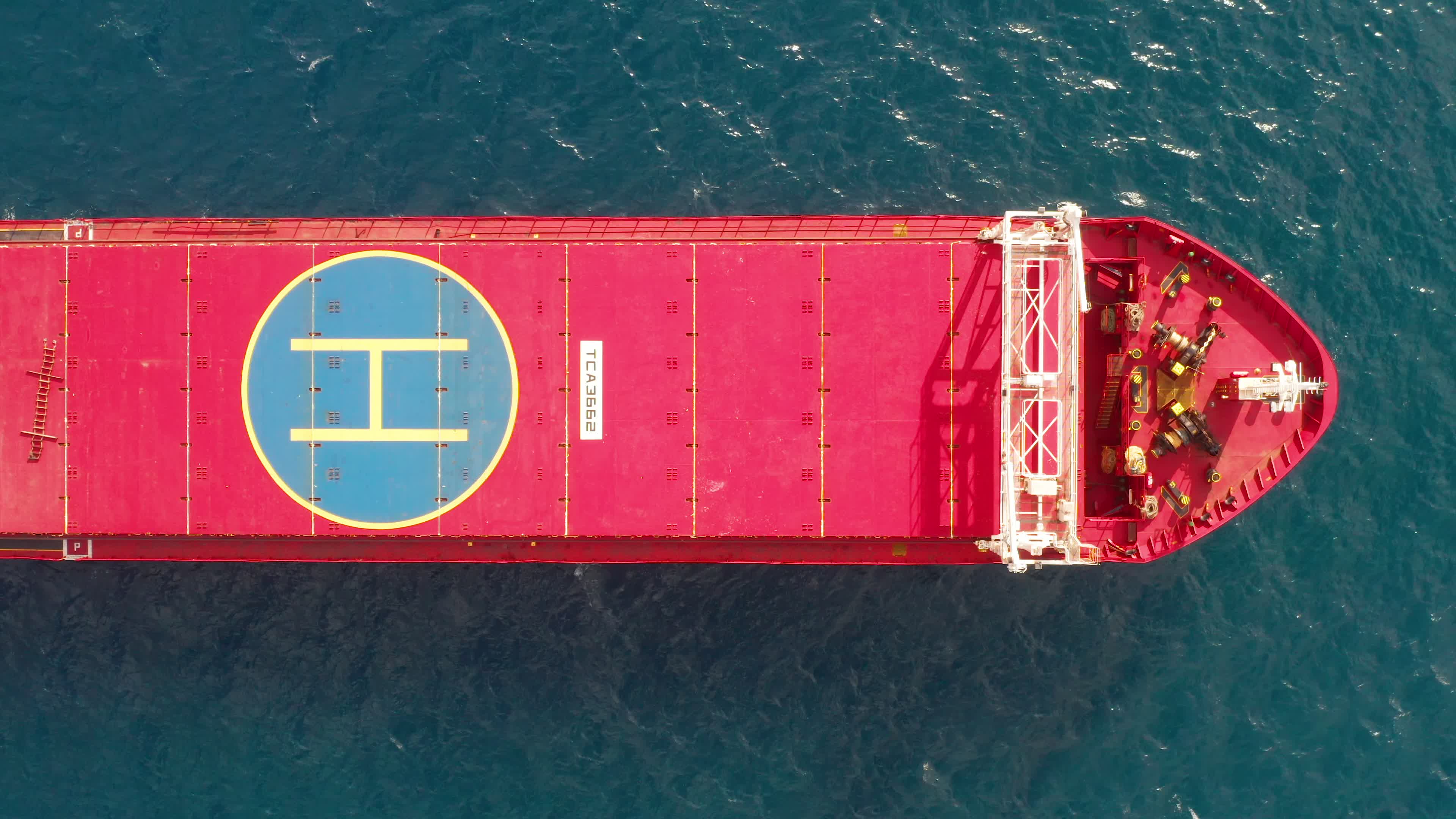 Discover Cargo Ship with Helipad Aerials, a story-driven footage | Artlist